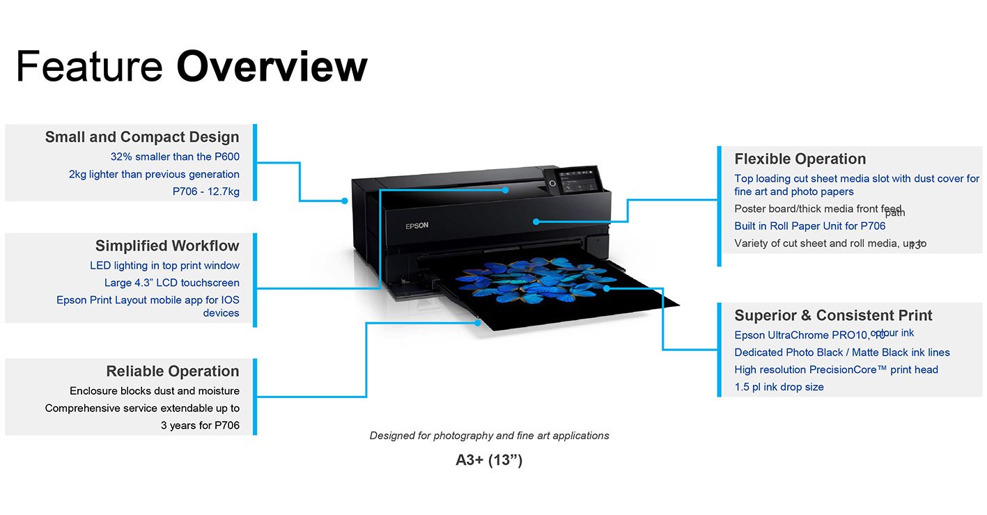 NEW! Epson ProGraphics SureColor P706